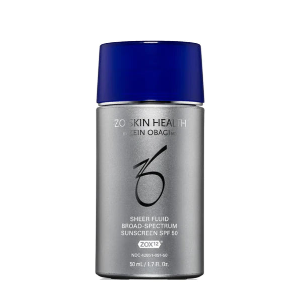 Écran solaire transparent fluide à large spectre SPF 50